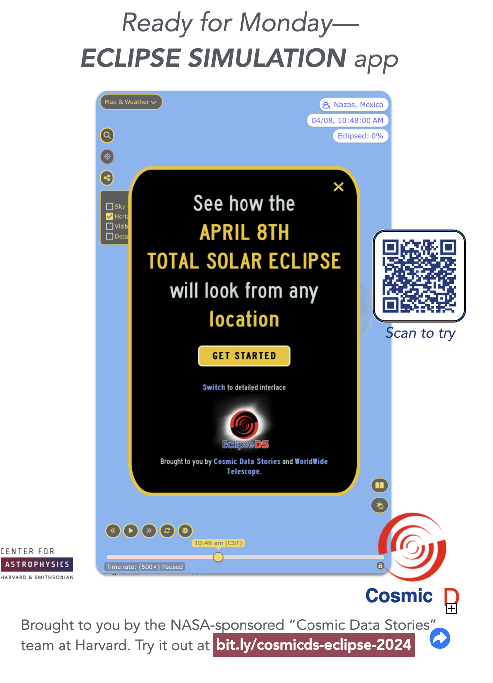 An amazing point of view: Alyssa Goodman discusses the April 8th Total ...